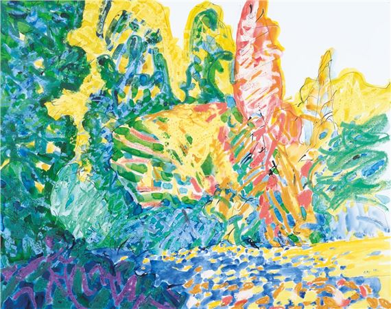 Pat Hanly | Summer Garden (1973) | MutualArt