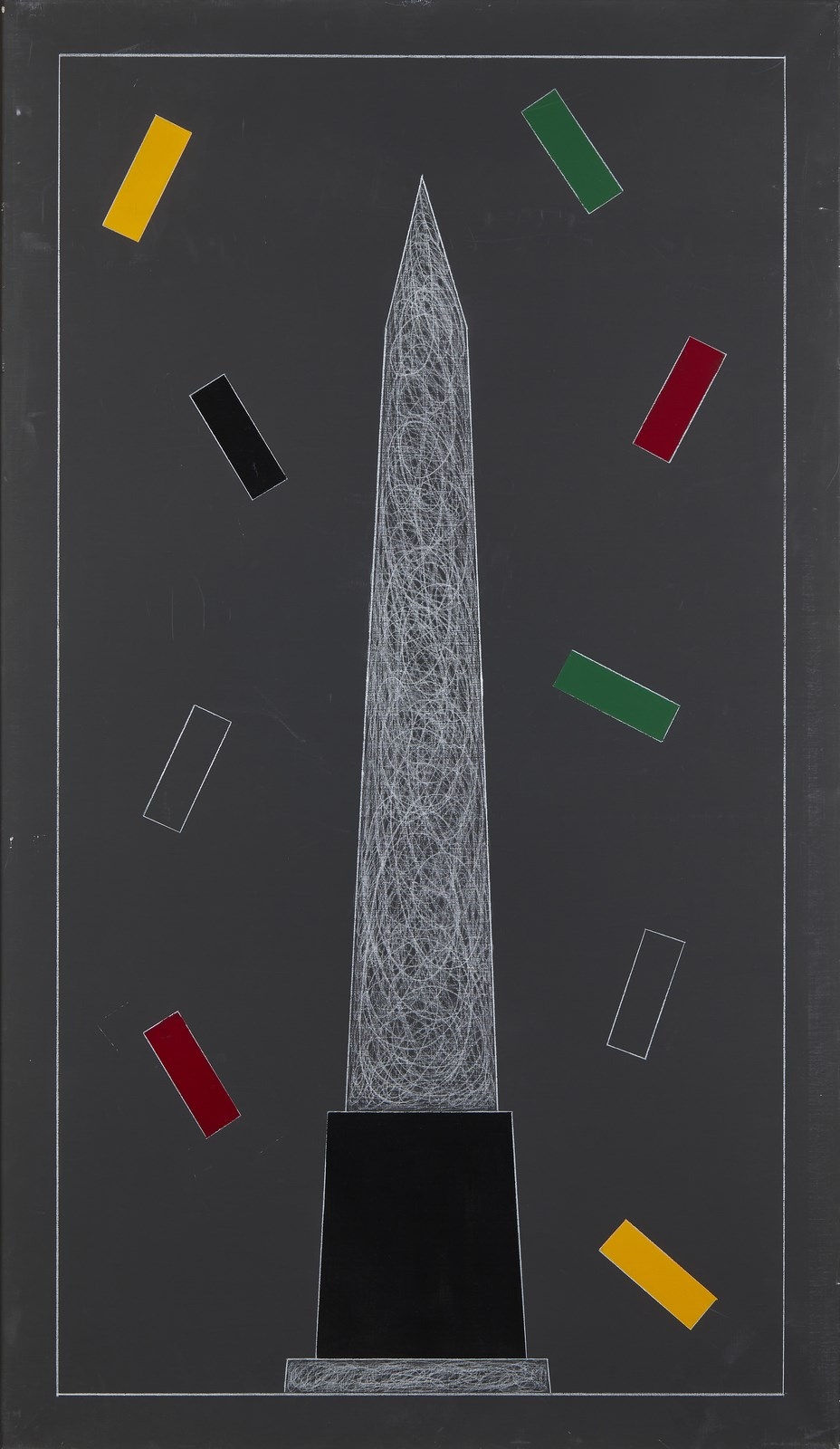 Franco Angeli | Obelisco. (1987) | MutualArt