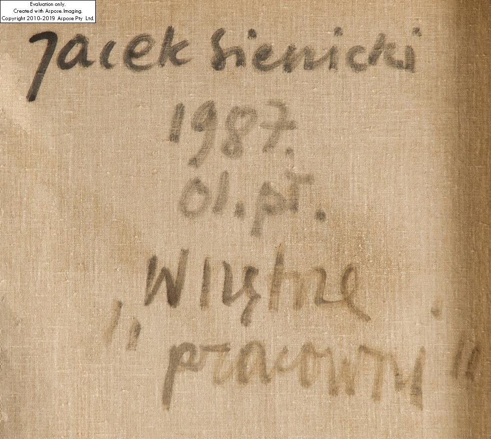 Jacek Sienicki | Wnętrze pracowni (1987) | MutualArt