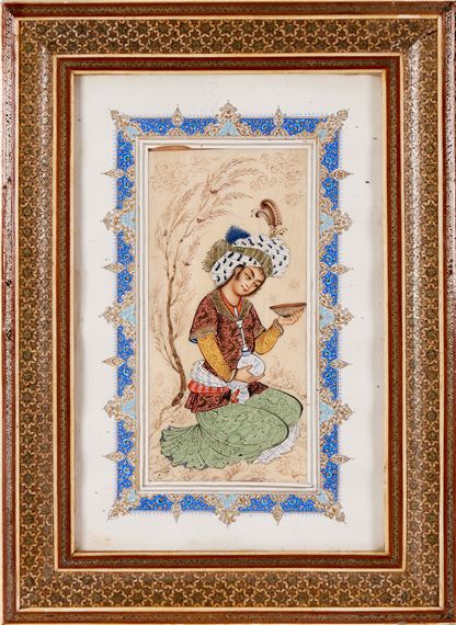 H. Ali Sajjadi | Persian School, early 20th century Study of a figure ...