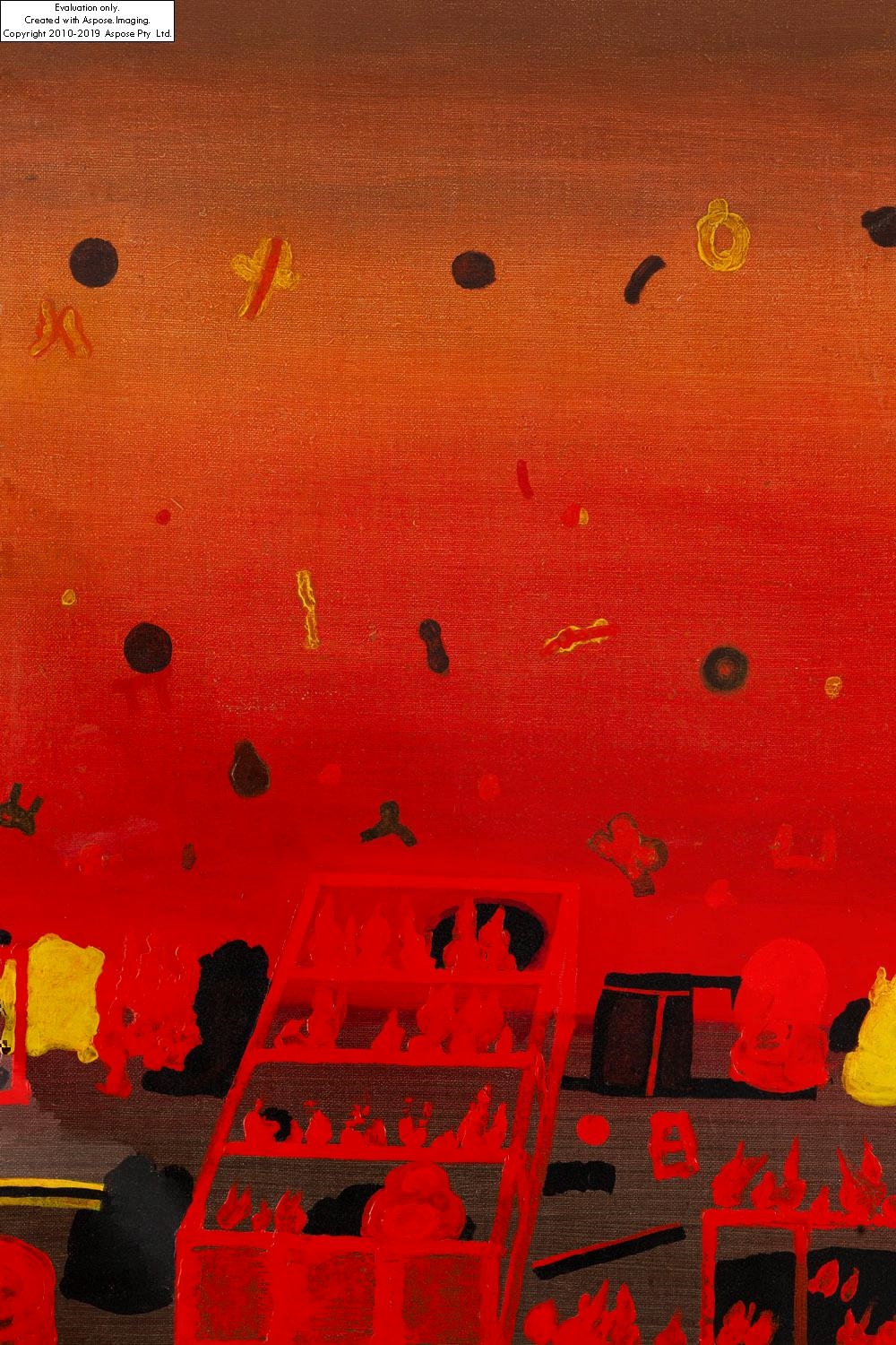 Jan Tarasin | Pożar (1976) | MutualArt