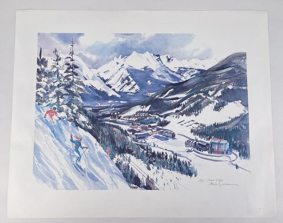 Cecile Johnson | Peru Ridge Cecil Johnson Signed Print | MutualArt