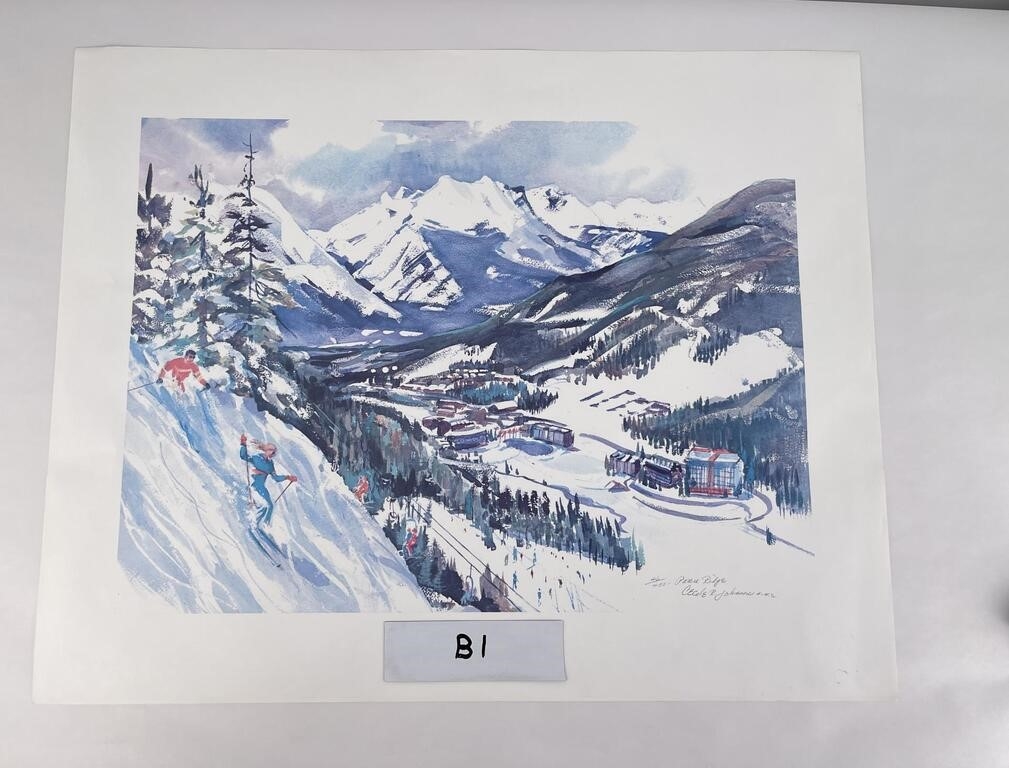 Cecile Johnson | Peru Ridge Cecil Johnson Signed Print | MutualArt