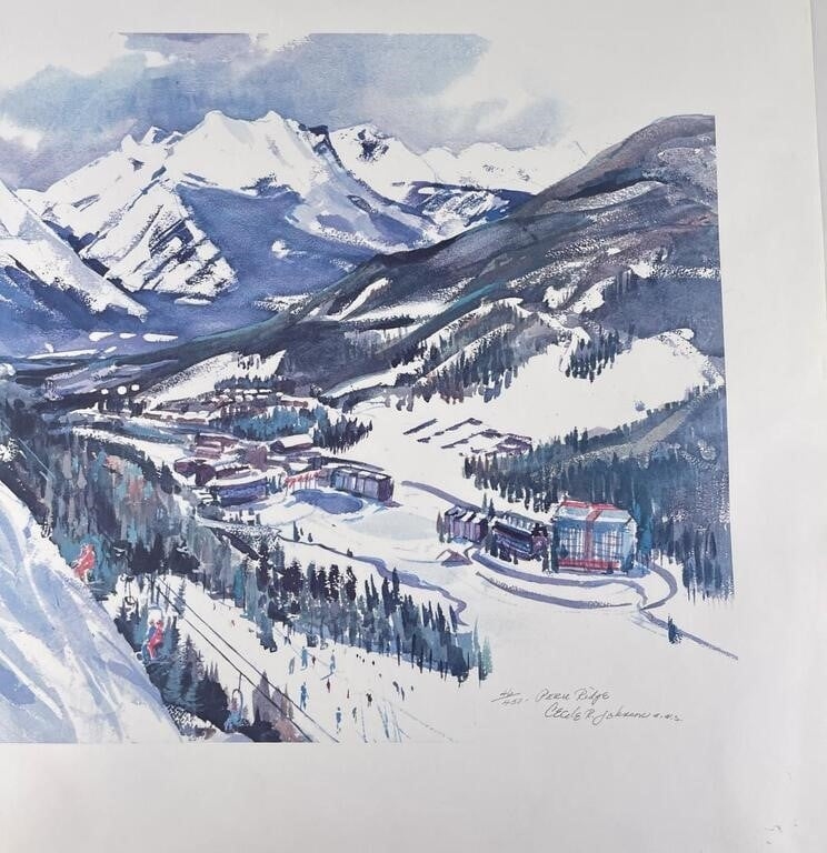 Cecile Johnson | Peru Ridge Cecil Johnson Signed Print | MutualArt