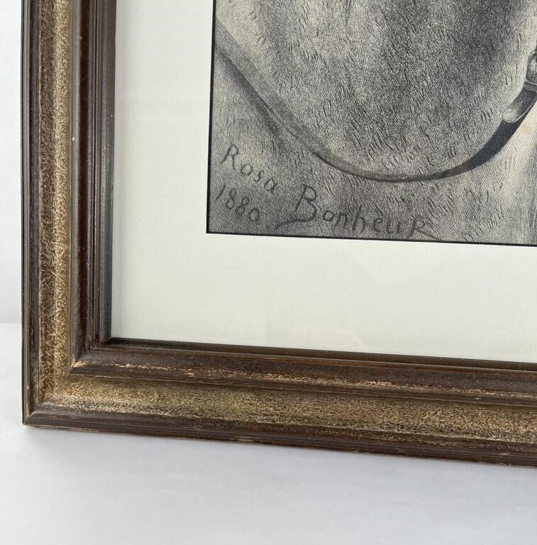 Rosa Bonheur | Rosa Bonheur A Noble Charger Print | MutualArt