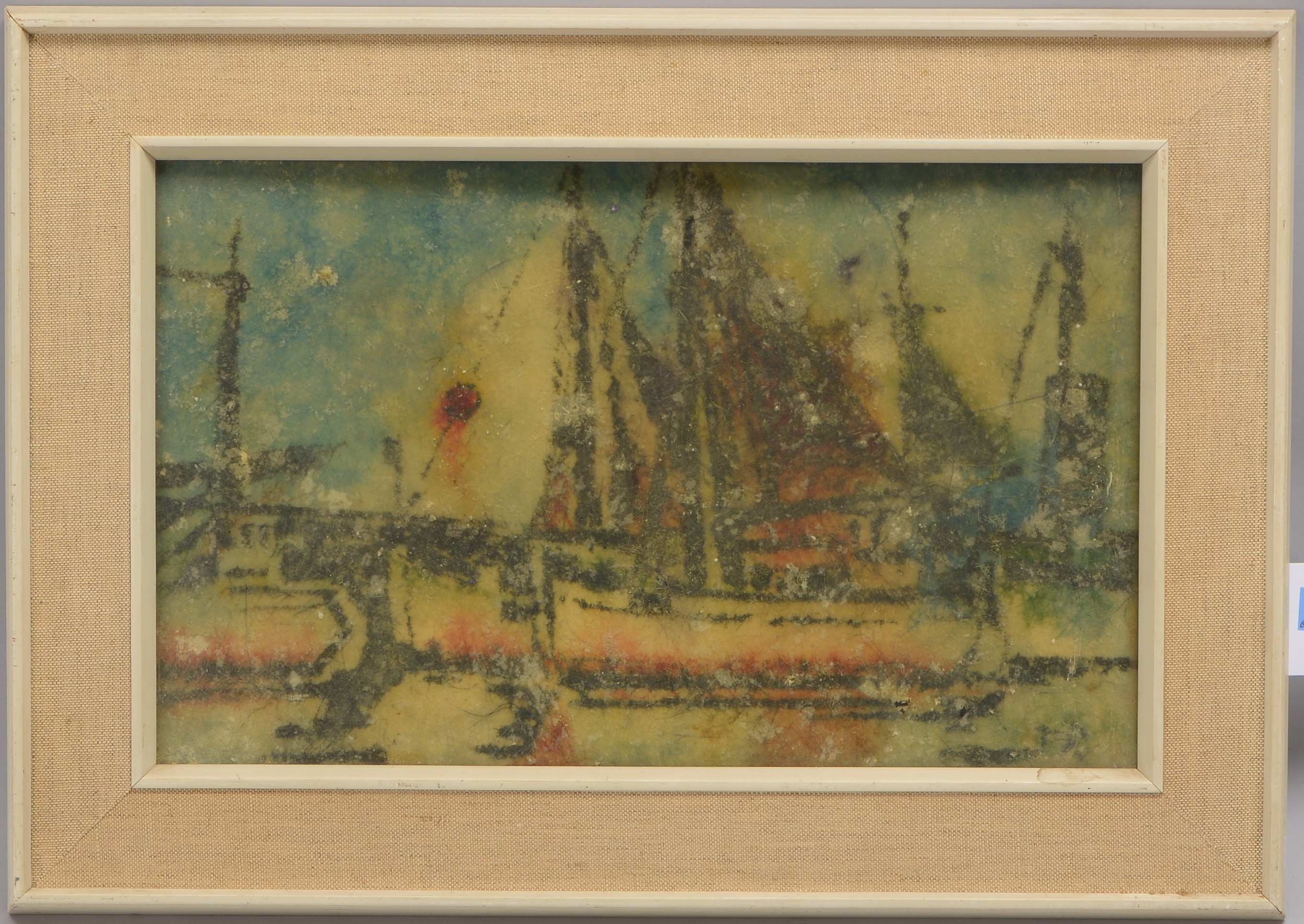 Tom Reimer | Fischkutter im Hafen (1966) | MutualArt