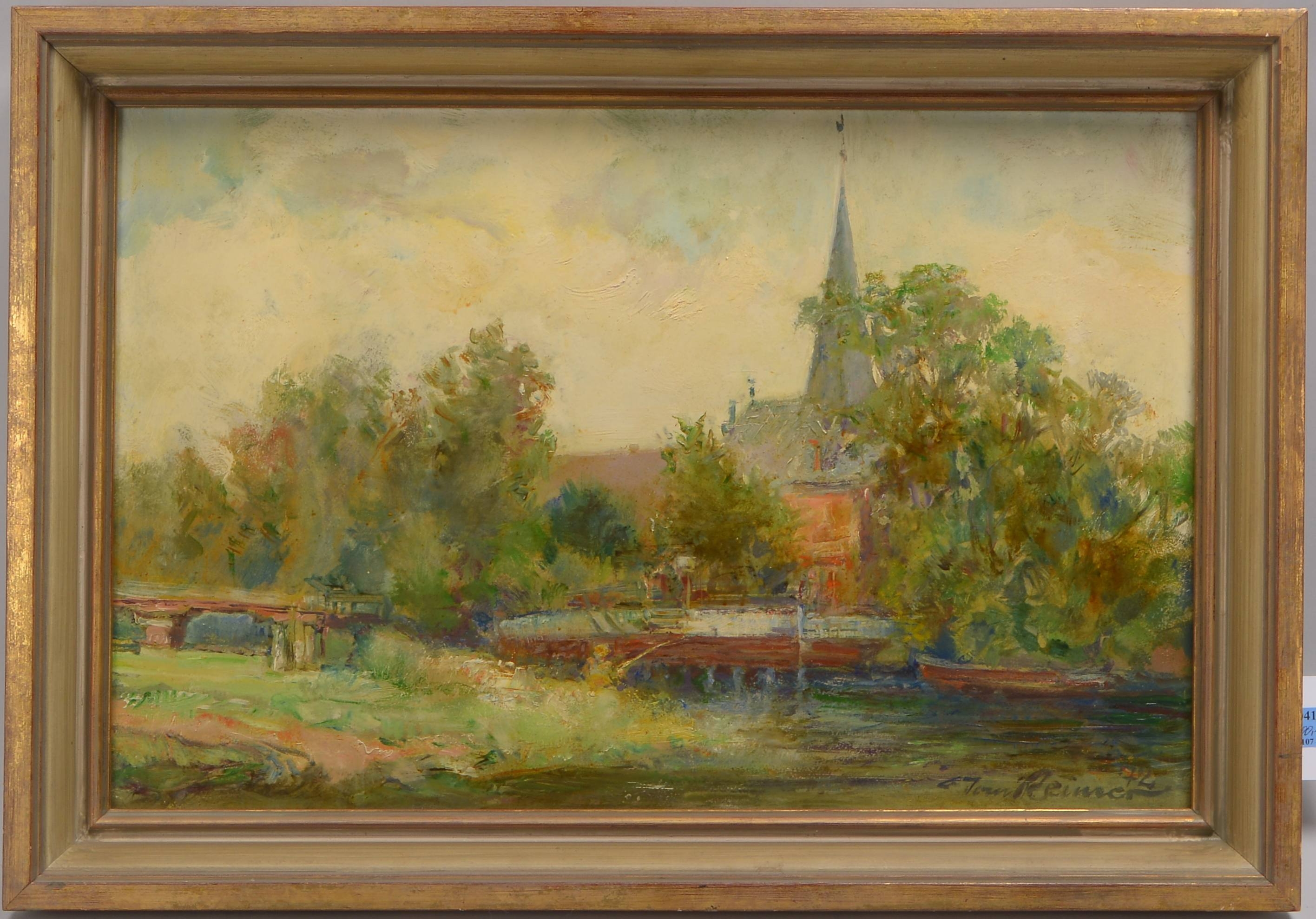 Tom Reimer | St. Johannis-Kirche mit Holzbrücke in Eppendorf | MutualArt