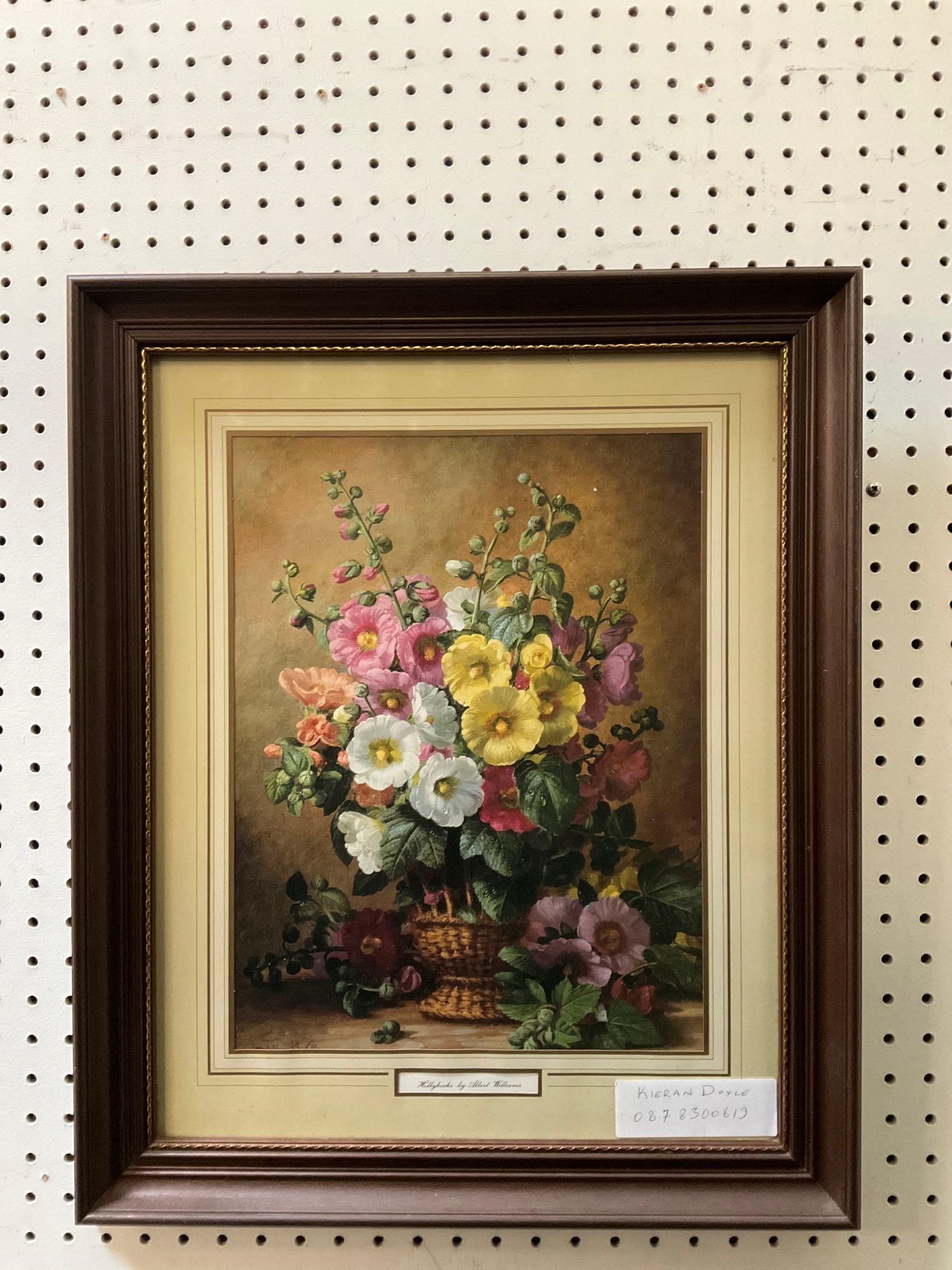 Albert Williams | Hollyhocks | MutualArt