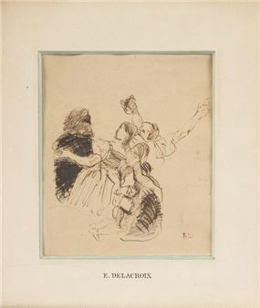 Eugène Delacroix | Odalisque (1857) | MutualArt