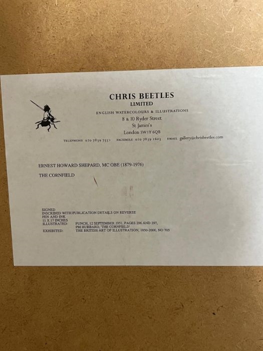 Ernest Howard Shepard | The Cornfield | MutualArt