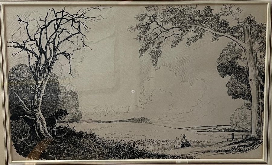 Ernest Howard Shepard | The Cornfield | MutualArt