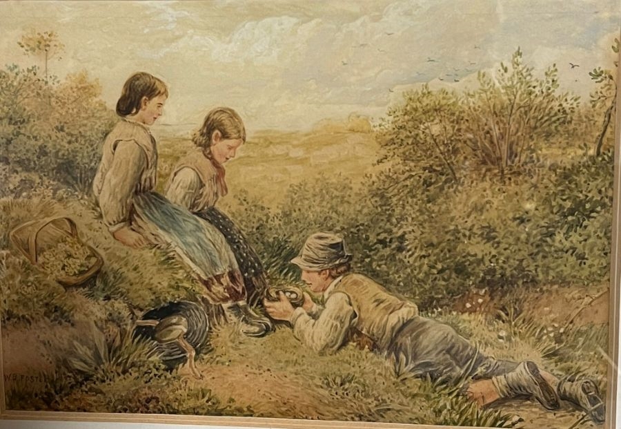 William Gilbert Foster | children in a country scene | MutualArt