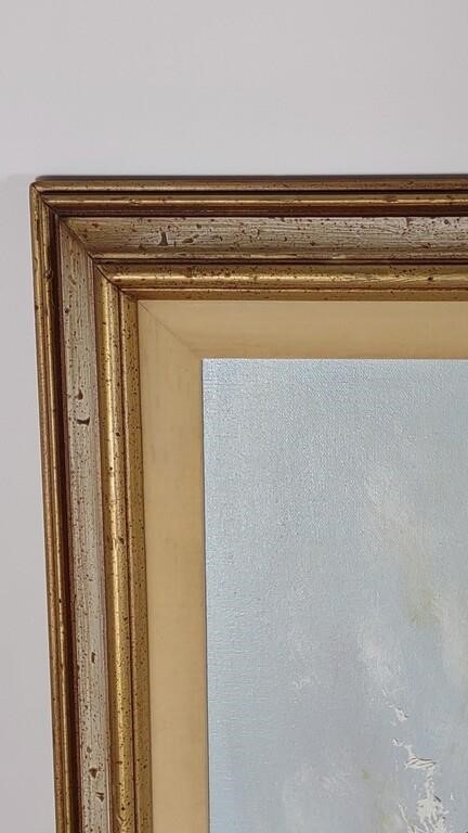 Thomas Pell | Thomas Pell Original Canvas Painting of Flower | MutualArt