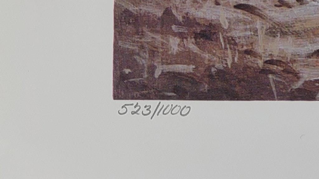 Jim Lamb | Jim Lamb Signed & Numbered 1988 Geese Print | MutualArt