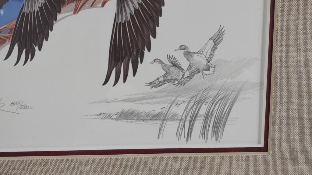 Martin Murk | Martin Murk Signed 1977 $5 Federal Duck Stamp Art | MutualArt
