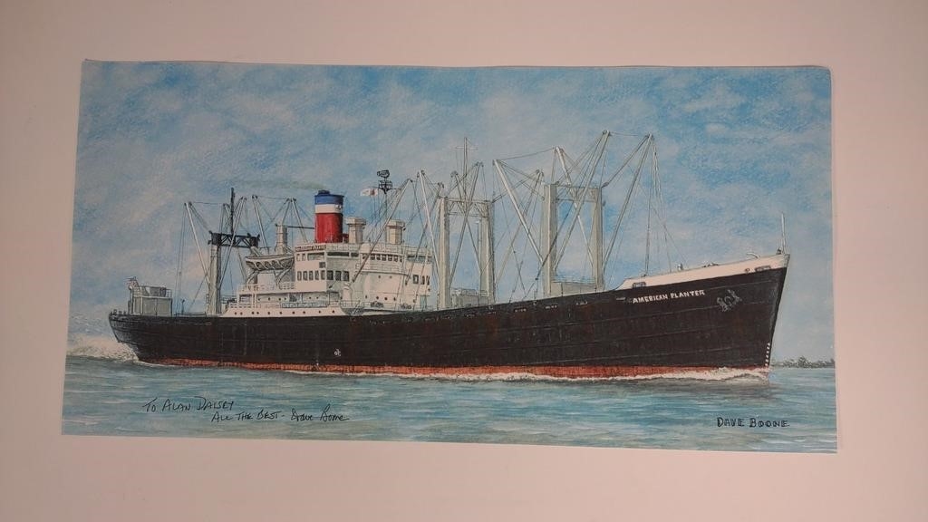 Dave Boone | Two Dave Boone Signed Ship Prints | MutualArt