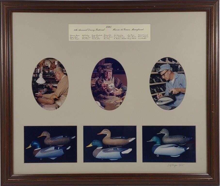 David Hagan | D&J Hagen Signed 4th Havre De Grace Decoy Show (1985 ...
