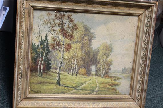 Clemens Freitag | An Oil on Canvas of a Painting | MutualArt