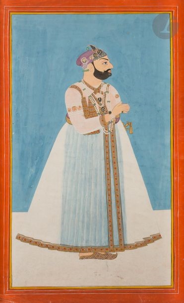 Deccan School, 19th Century | Portrait of Munir al-Mulk known as Aristu ...