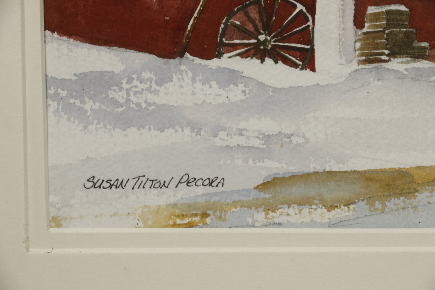 Susan Tilton Pecora | West Townshend Country Store a winter street ...