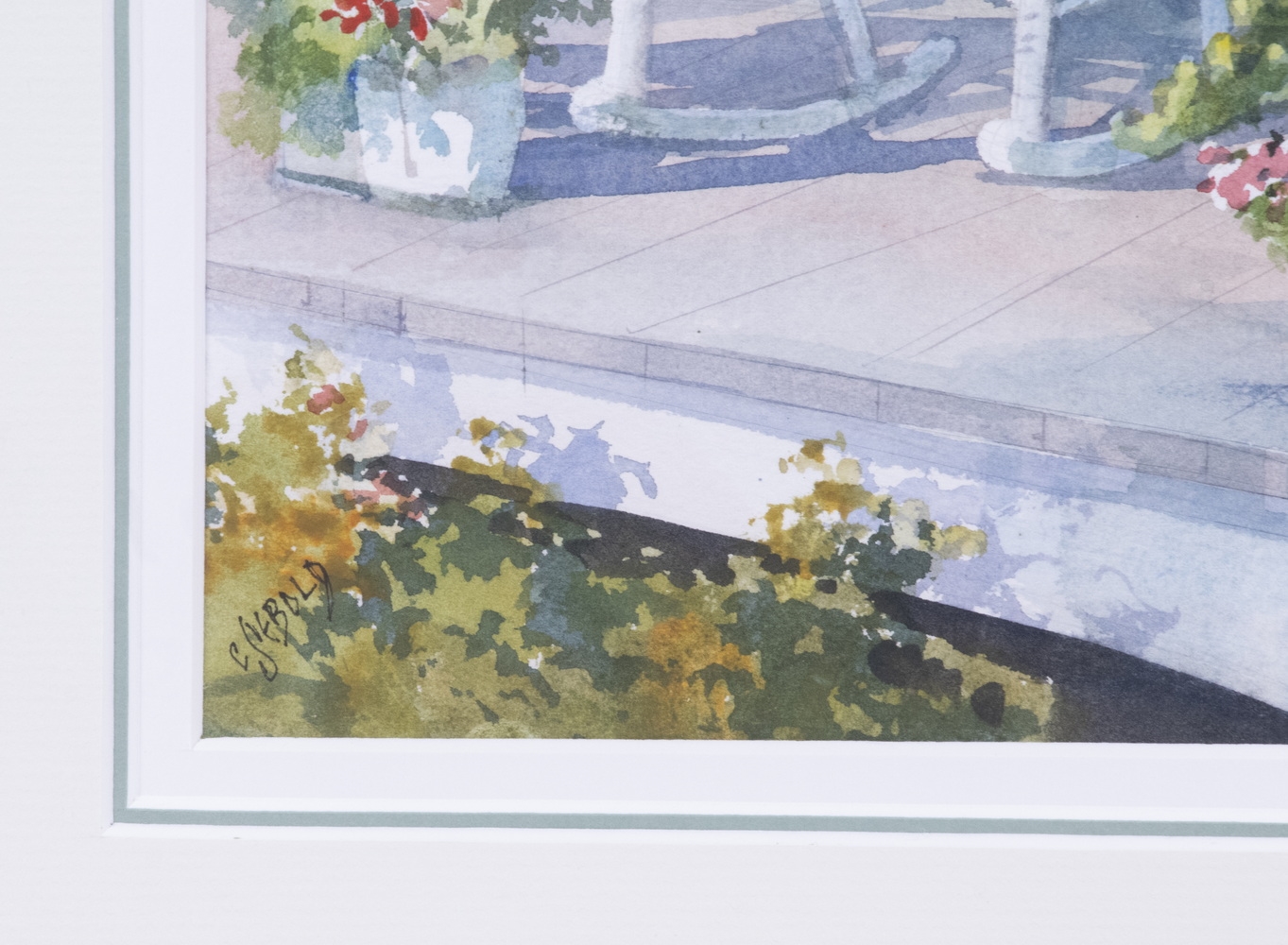 CAROL SHUP SEBOLD | Wicker on the Porch | MutualArt