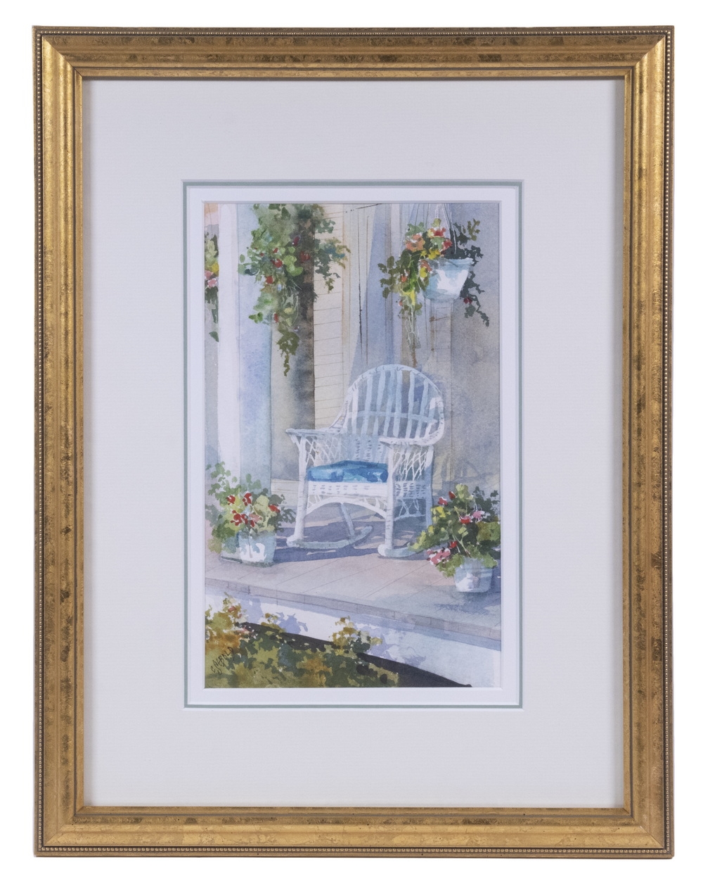 CAROL SHUP SEBOLD | Wicker on the Porch | MutualArt