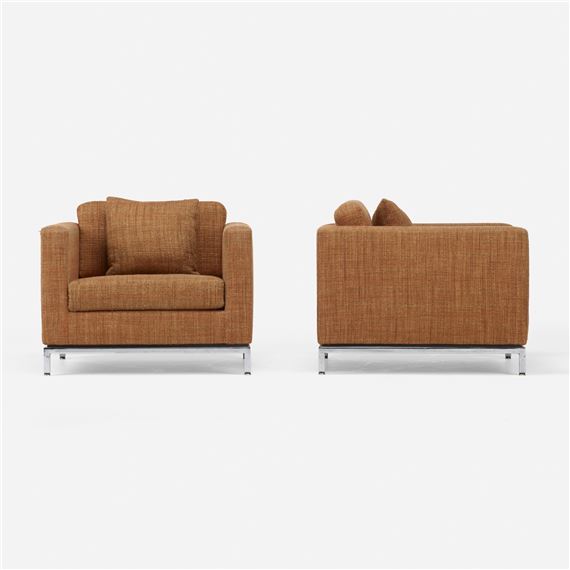 Minoru Yamasaki | Lounge chairs for the Yamasaki residence, pair ...