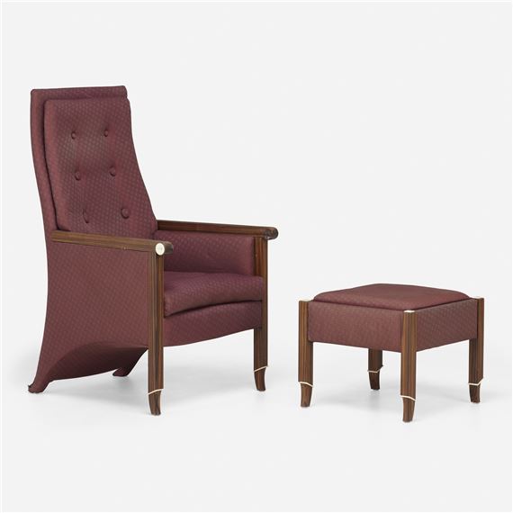 Wendy Stayman | Armchair and ottoman (Circa 1990) | MutualArt