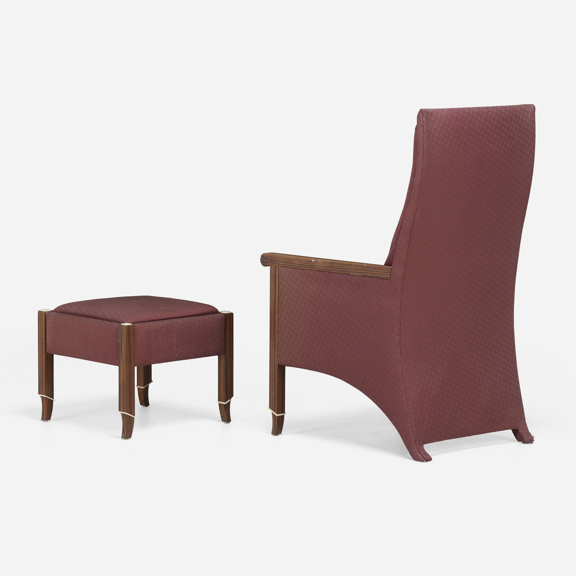 Wendy Stayman | Armchair and ottoman (Circa 1990) | MutualArt