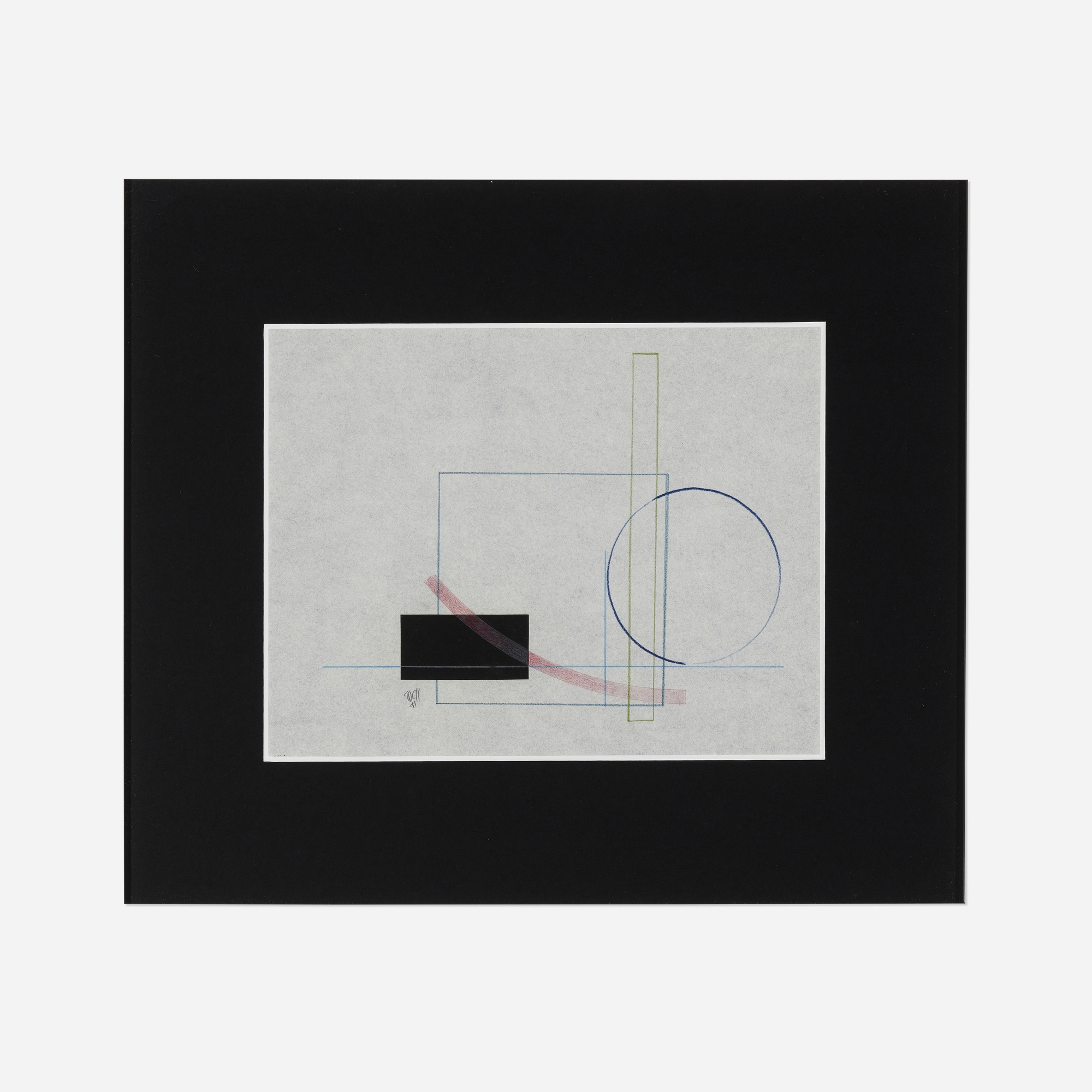 Dwinell Grant | Geometric Composition (1941) | MutualArt