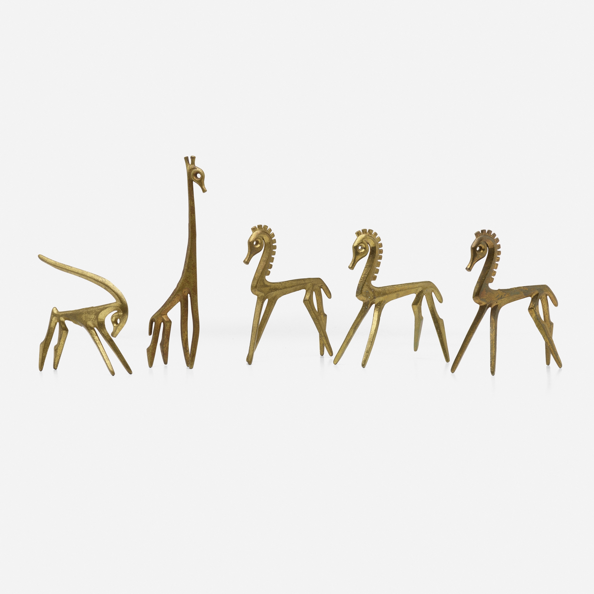 Frederick Weinberg | Collection of five animal figurines (Circa 1955 ...