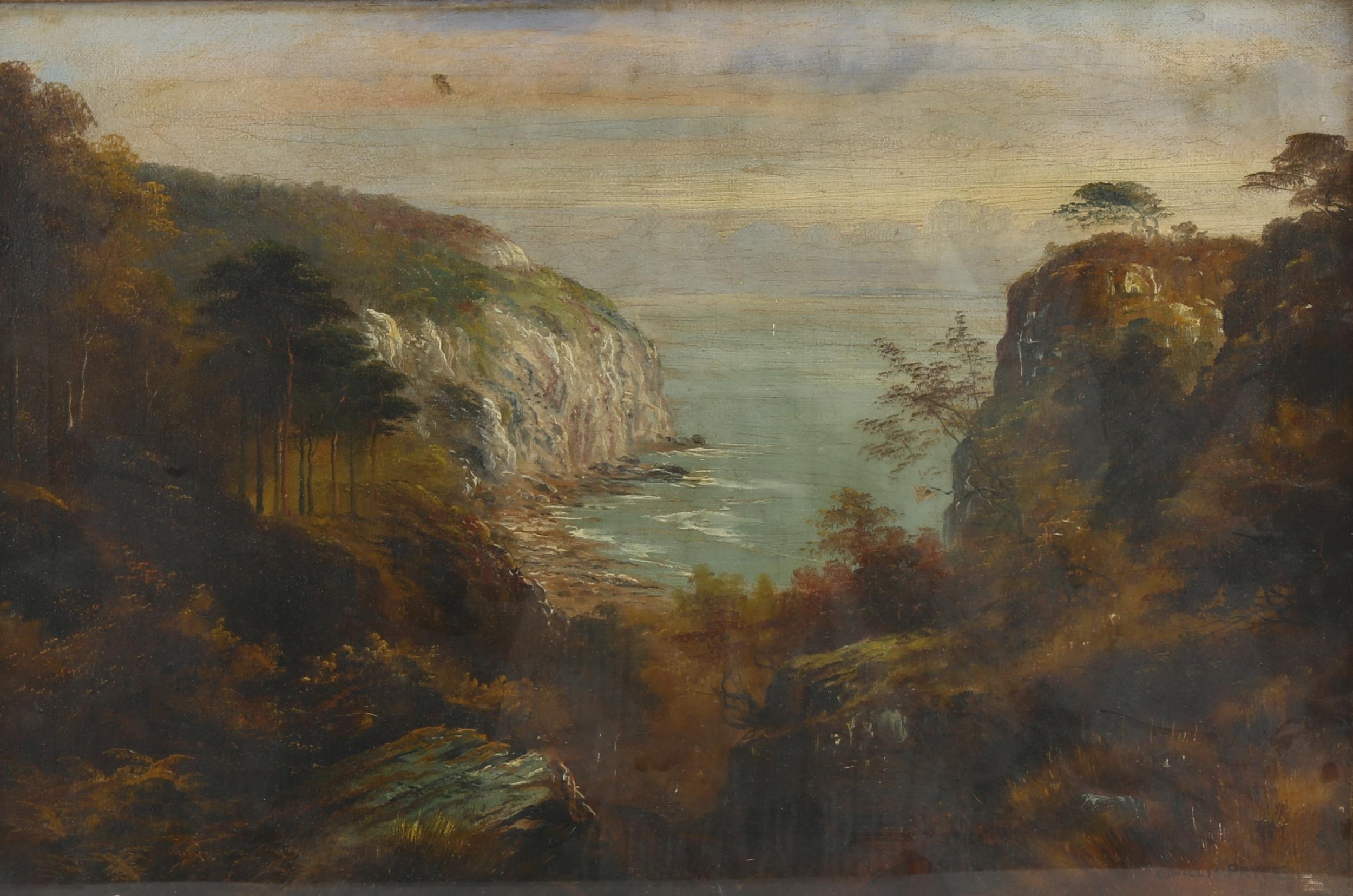 George Willis-Pryce | view towards a cove | MutualArt
