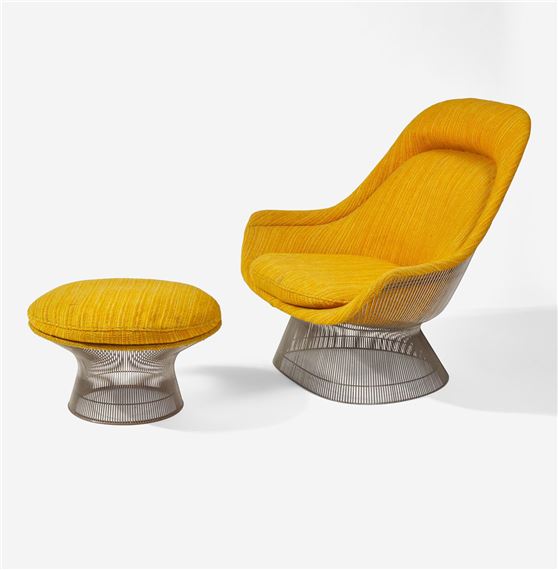 Warren Platner | Easy Chair and Ottoman, Knoll Associates, USA ...