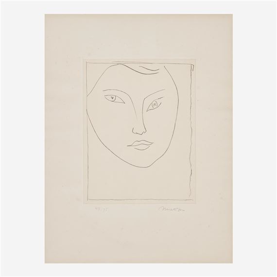 Henri Matisse | Portrait de Claude D. (1946) | MutualArt