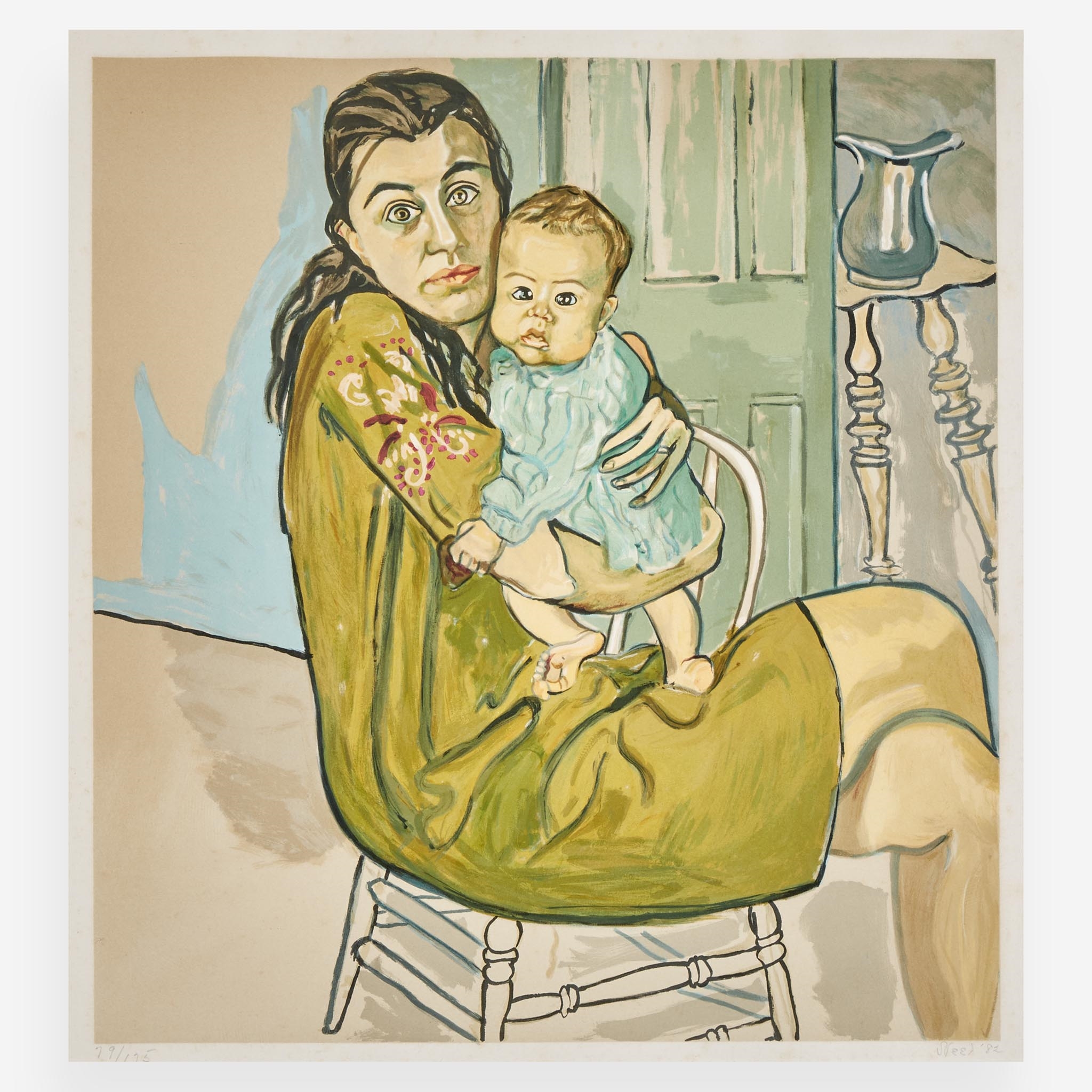 Alice Neel | Mother and Child (1982) | MutualArt