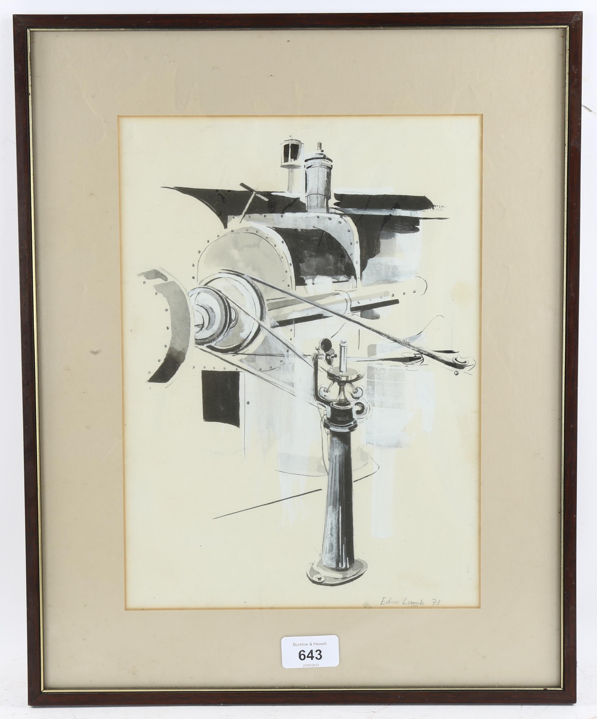 Edna Lumb | watercolour/ink | MutualArt