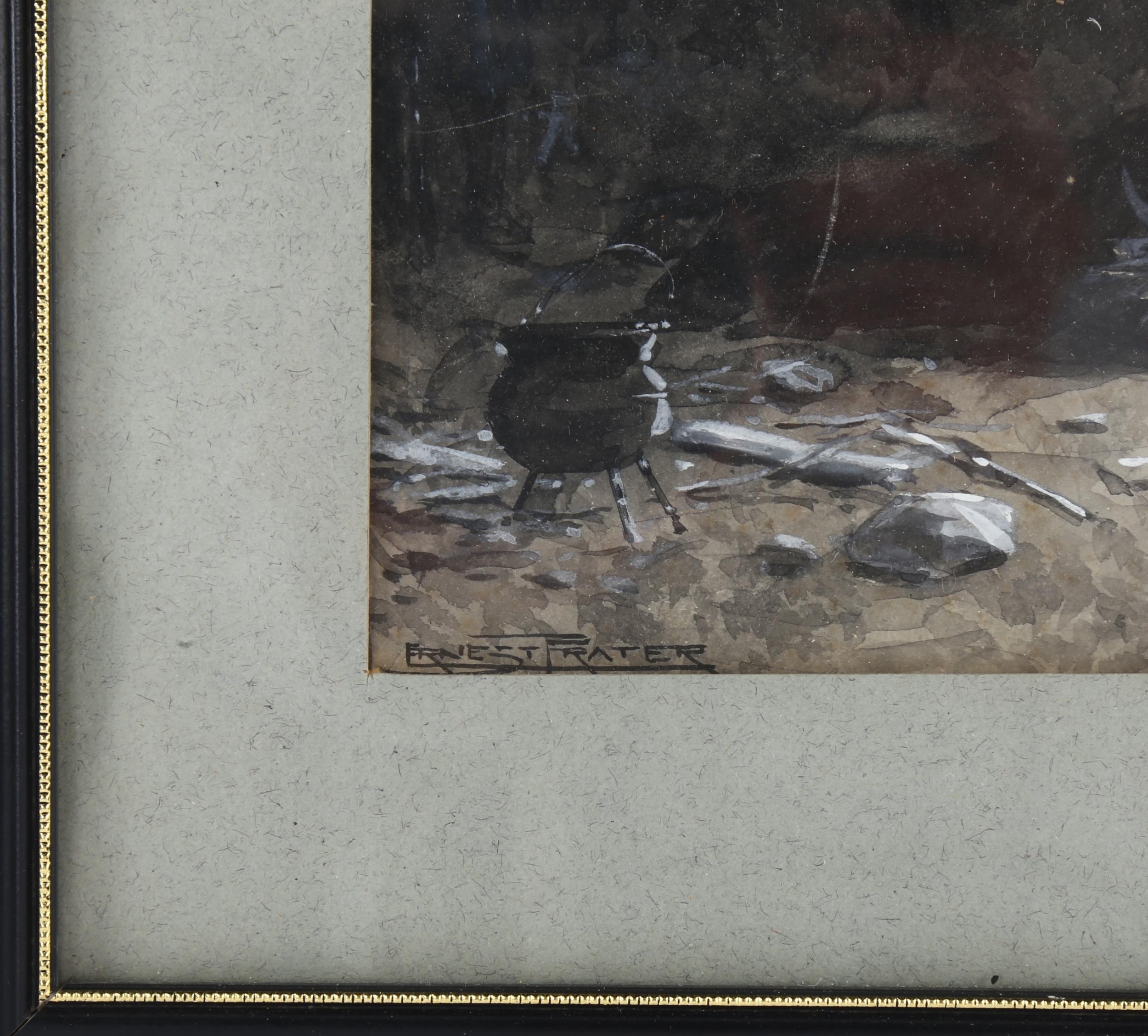 Ernest Prater | original ink/watercolour illustration | MutualArt