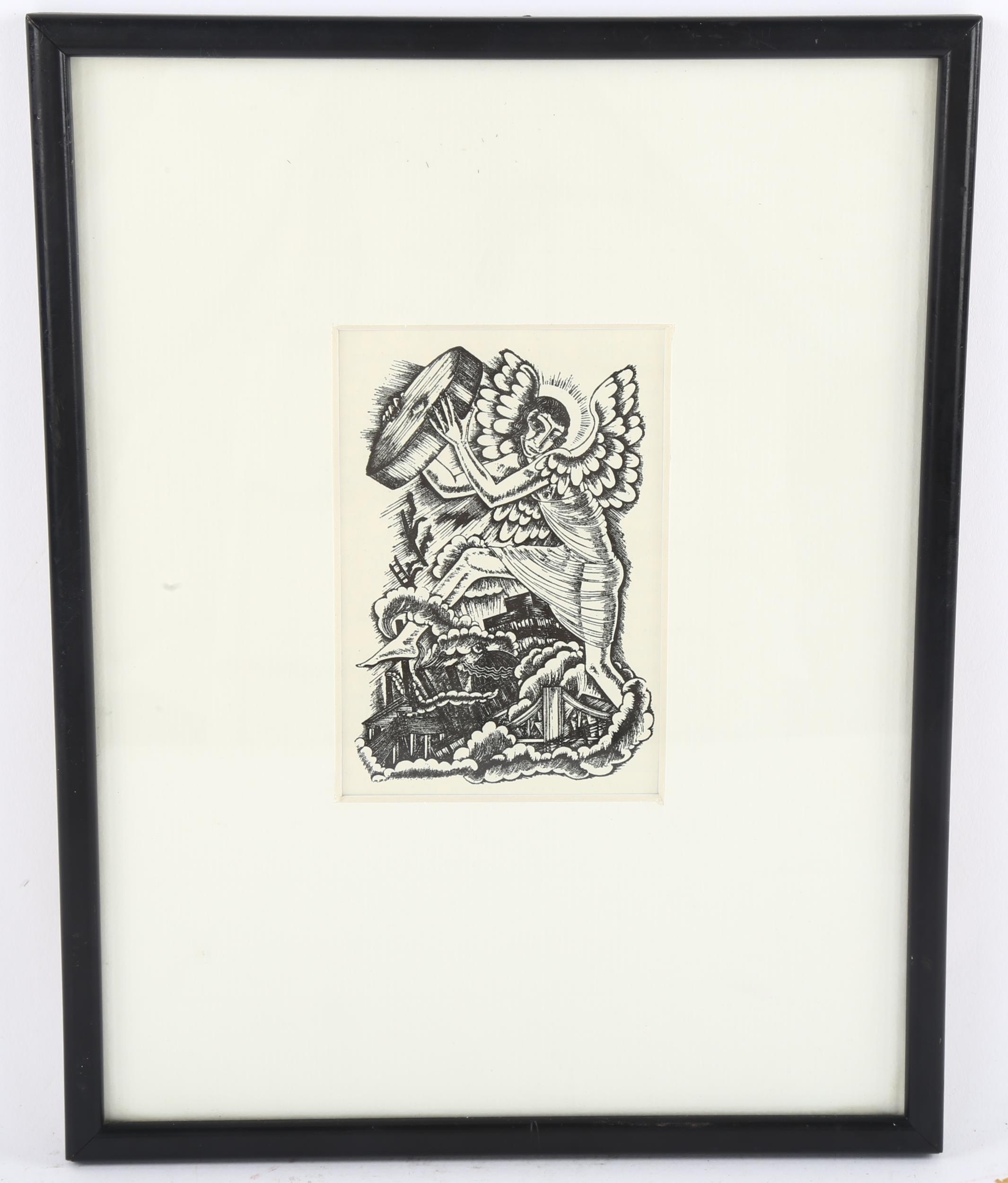 Eric Gill | wood engraving (1936) | MutualArt