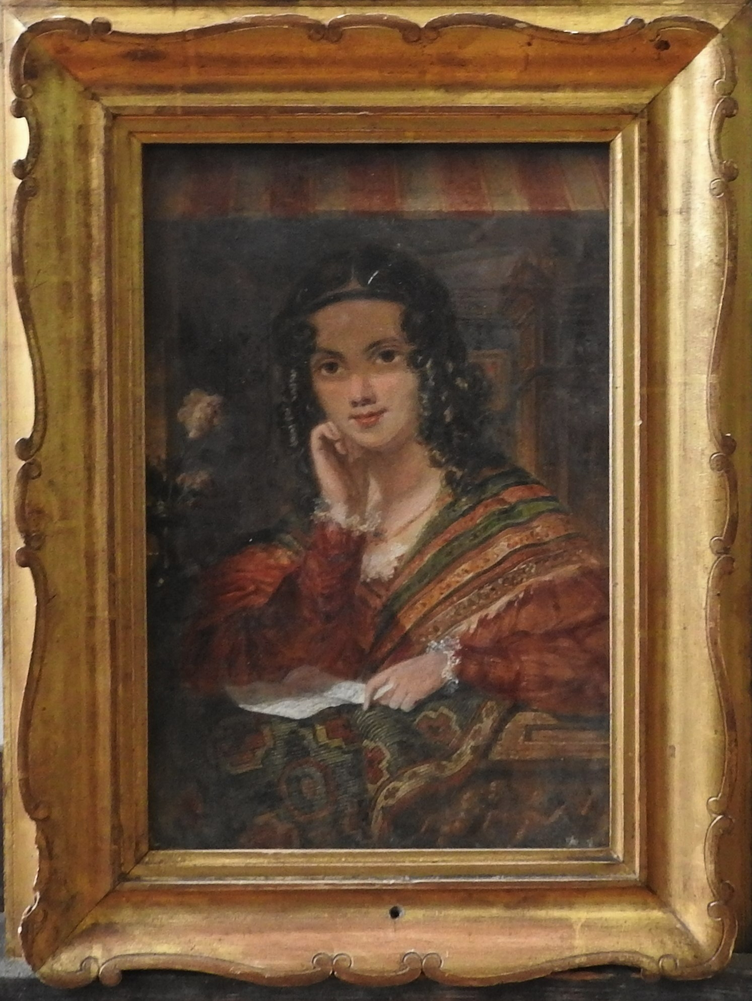 George Lance | depicting a young lady at an open window | MutualArt