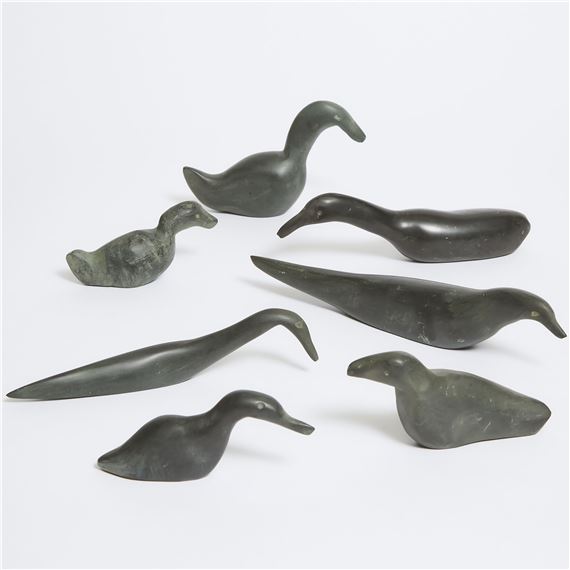 Tuna Iquliq | FLOCK OF SEVEN BIRDS | MutualArt