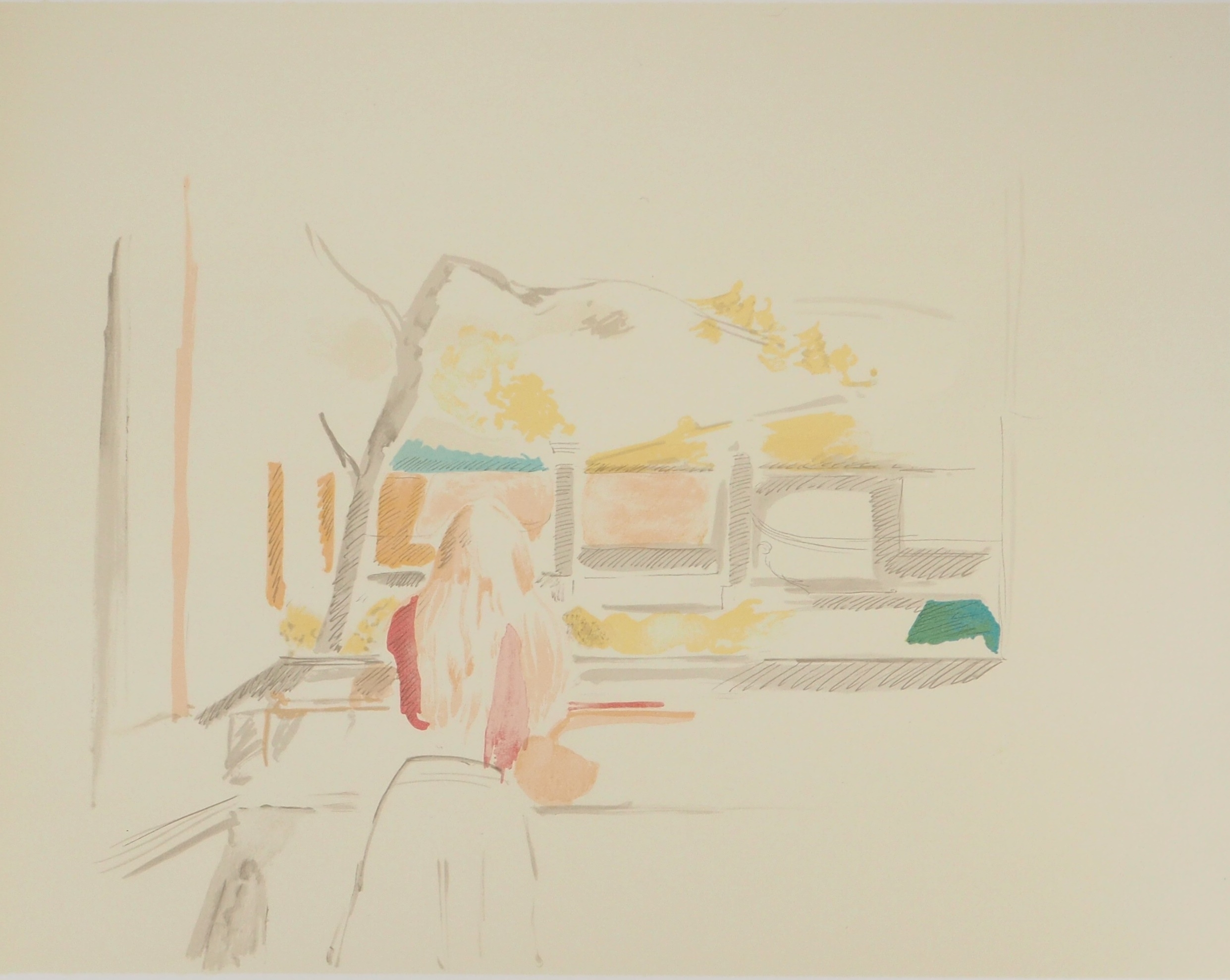 Balthus | Young girl on the balcony | MutualArt