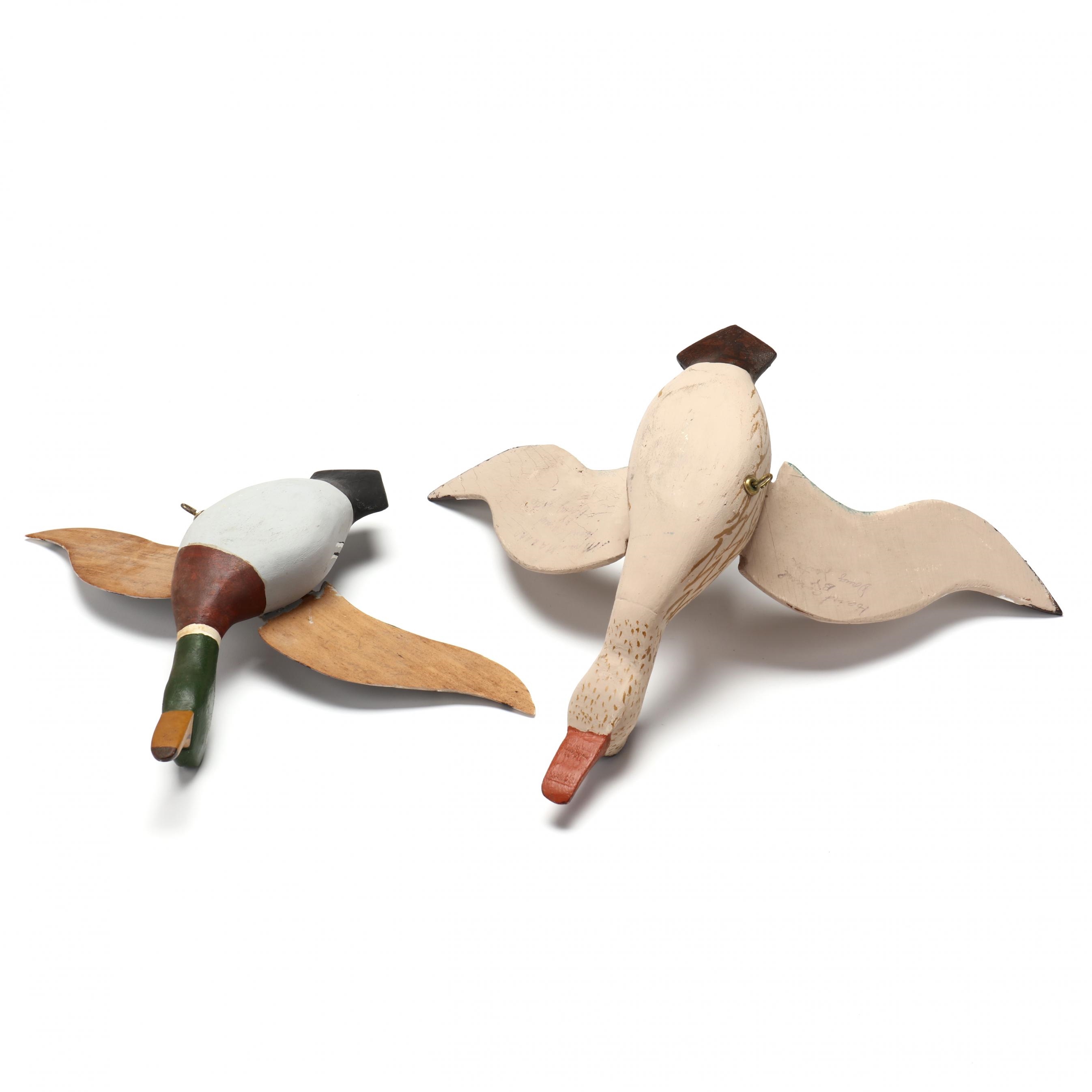 Doug Jester | Pair of Flying Mallards (Circa 1960s) | MutualArt