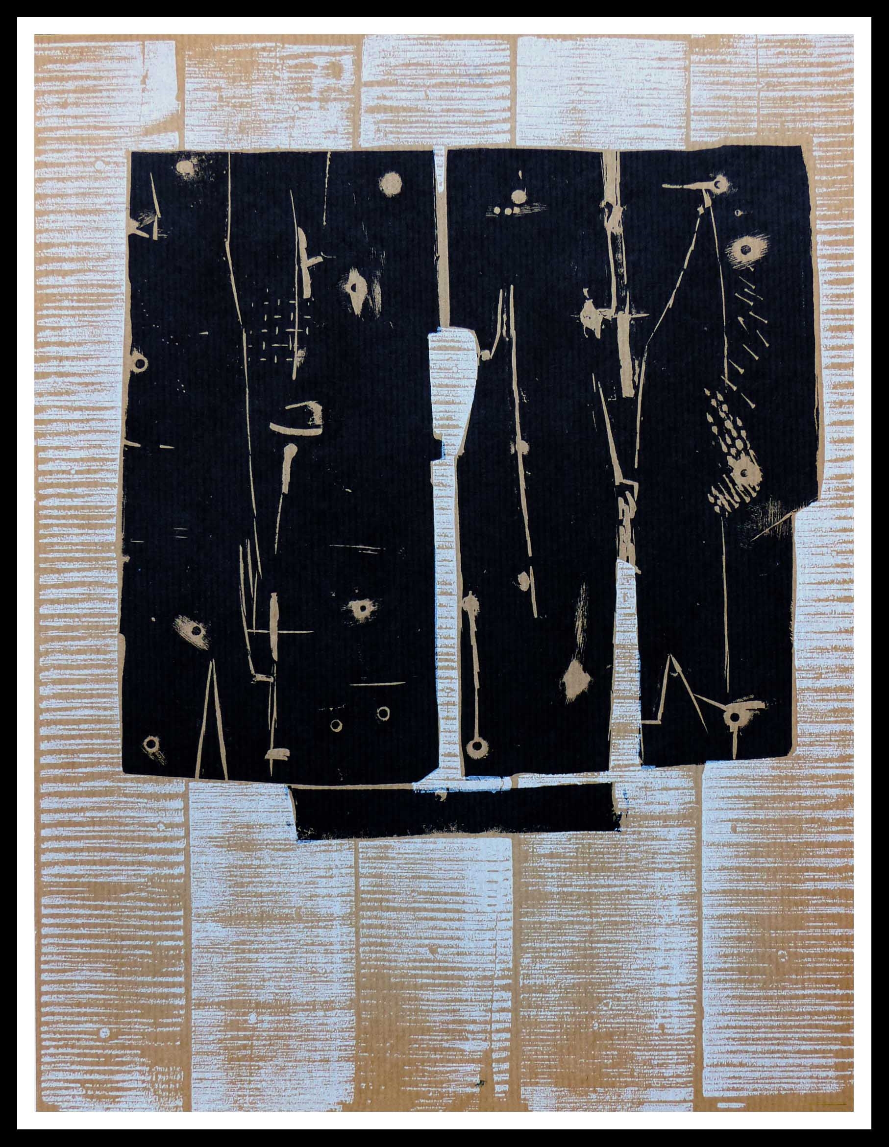 Pietro Consagra | Composition in 2 colors (1959) | MutualArt