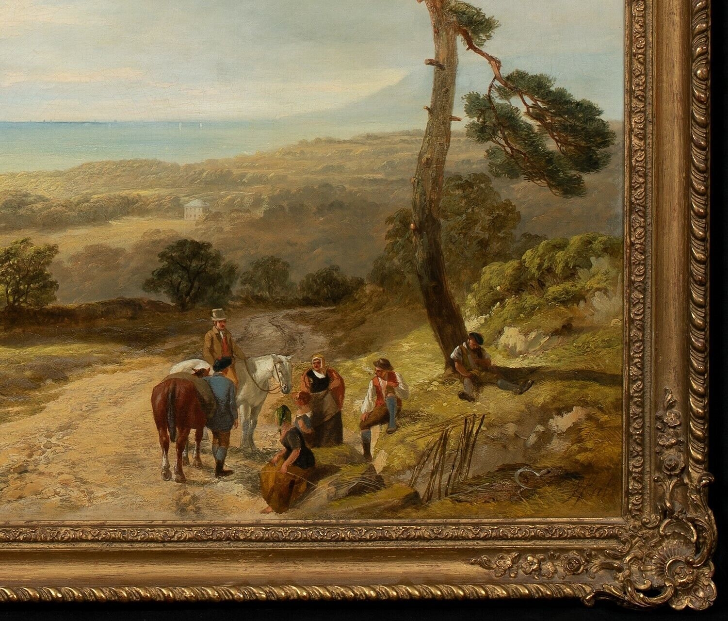 James Peel | VIEW OF AN EXTENSIVE LANDSCAPE OIL PAINTING (19th Century ...
