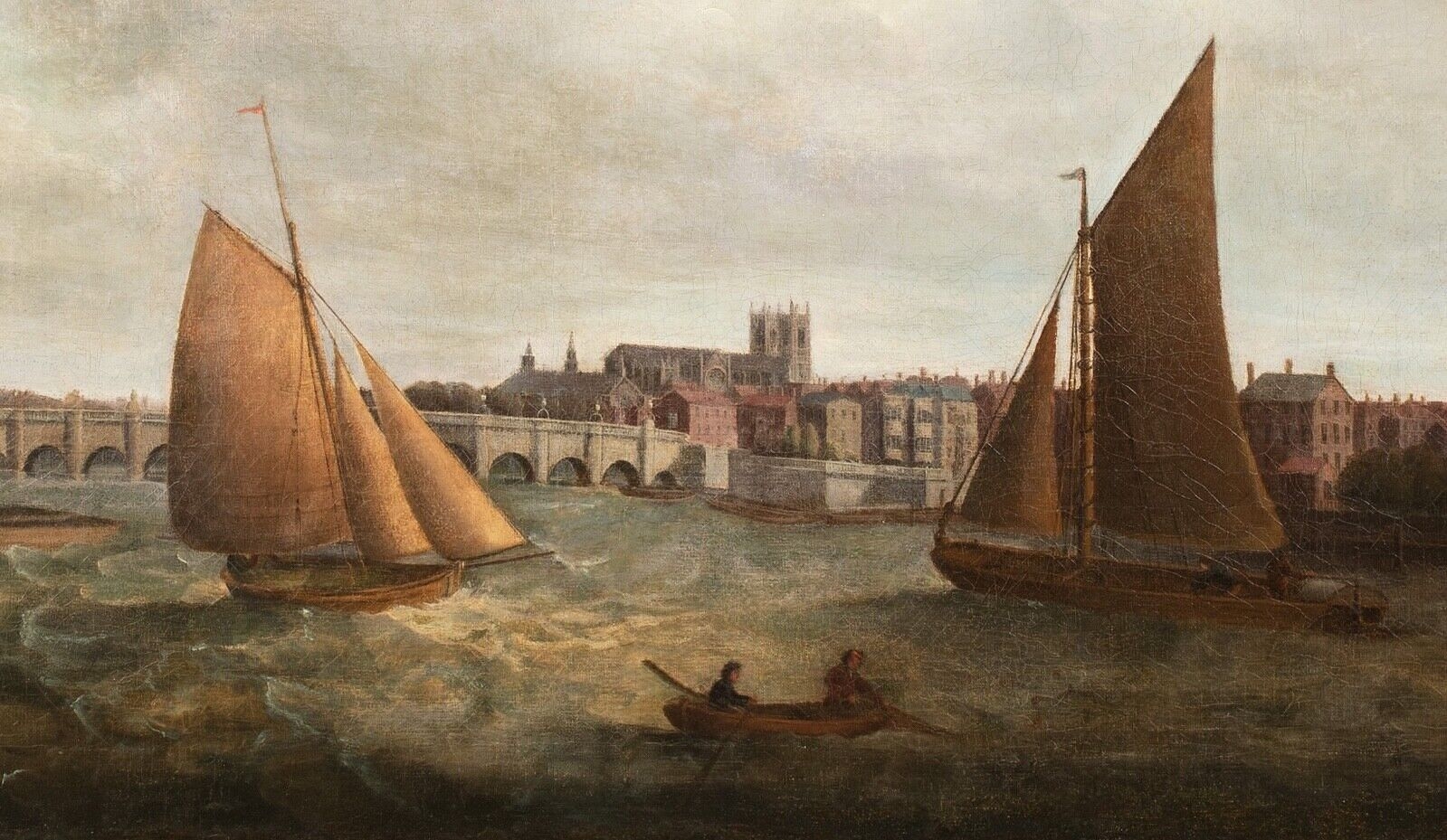 William Marlow | VIEW OF WESTMINSTER OIL PAINTING | MutualArt