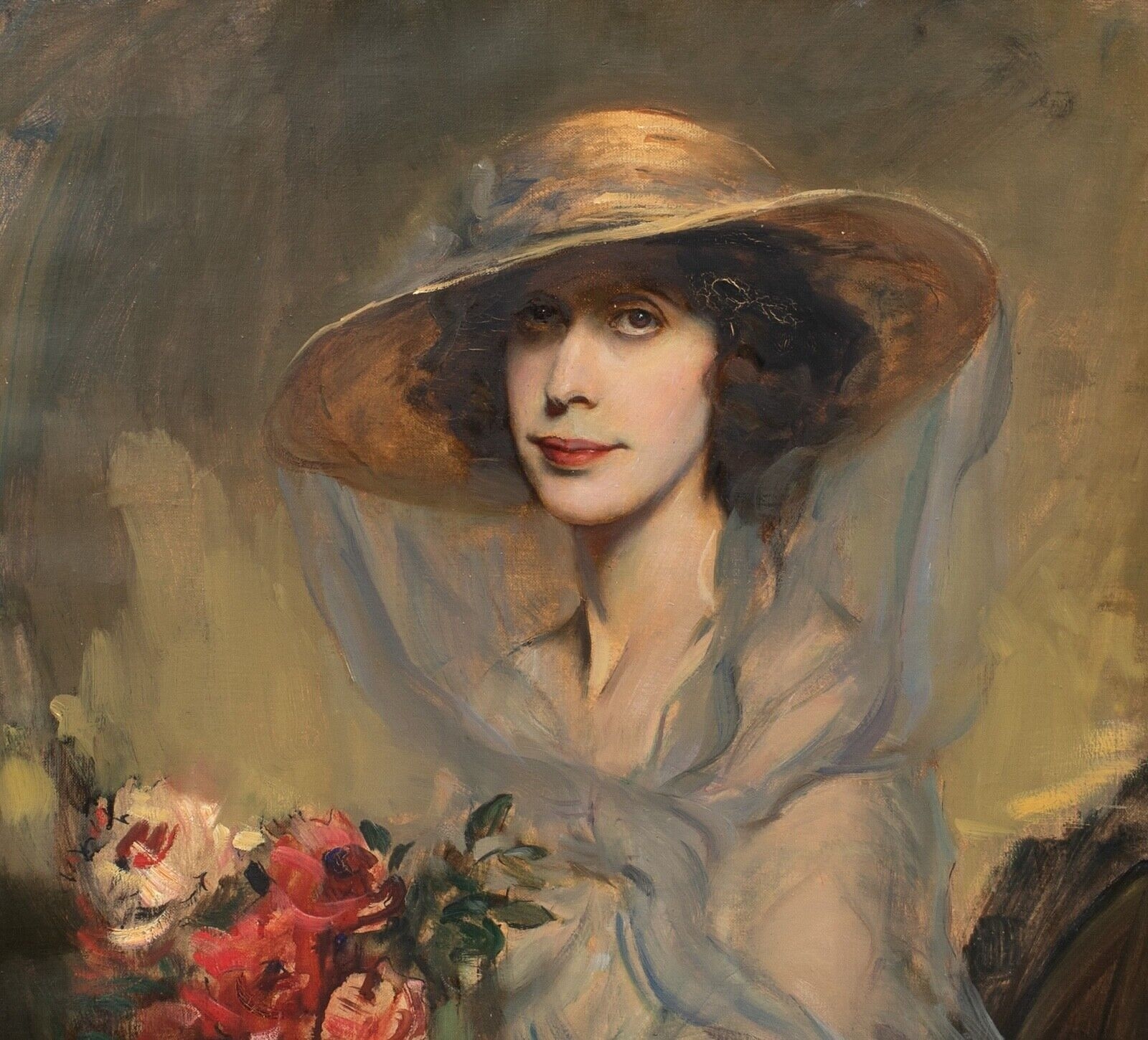 Boleslaw von Szankowski | PORTRAIT OF MRS CATHERINE DARLEY OIL PAINTING ...