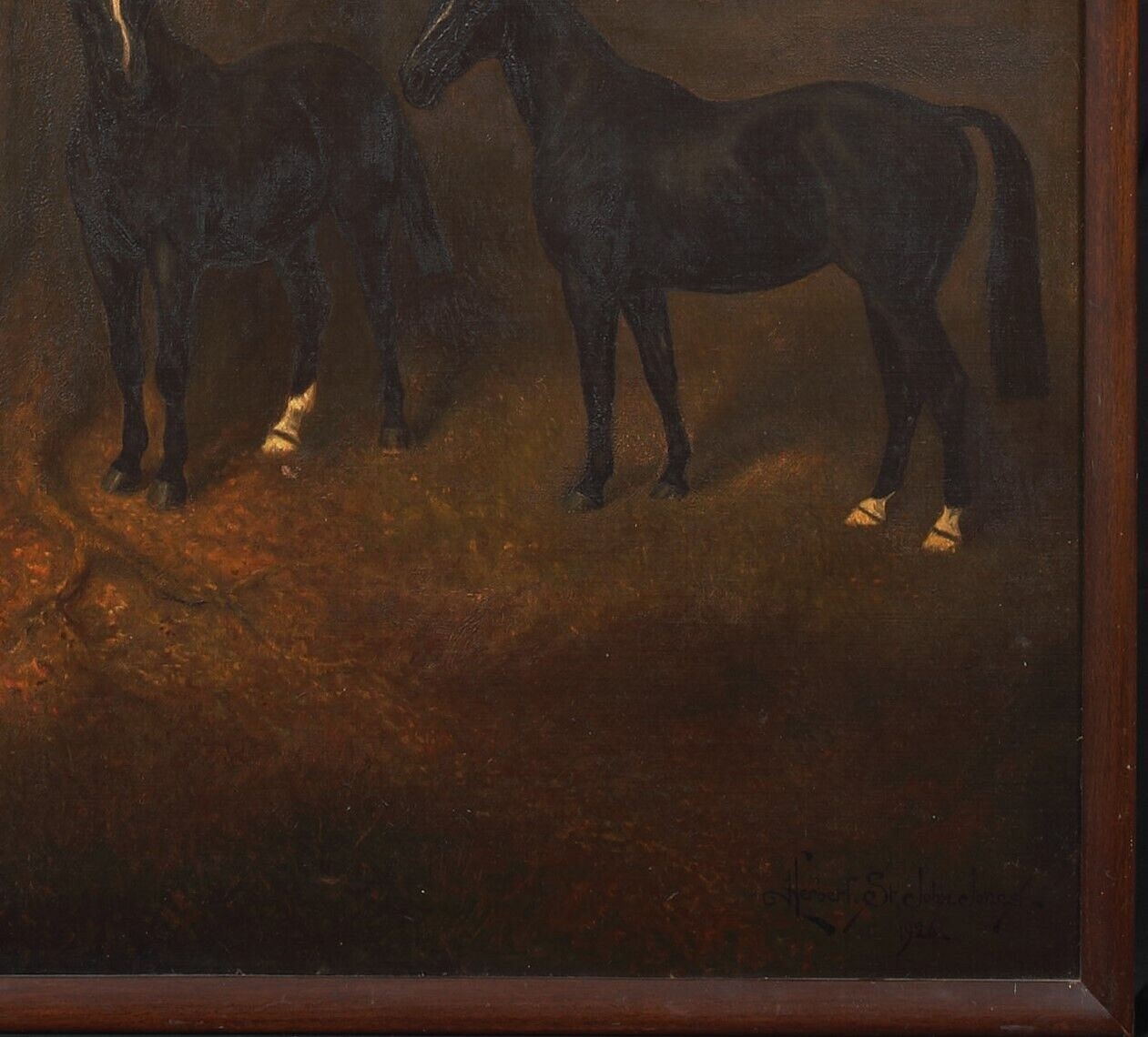 Herbert H. St. John Jones | PORTRAIT OF 4 CHESHIRE PONIES OIL PAINTING ...