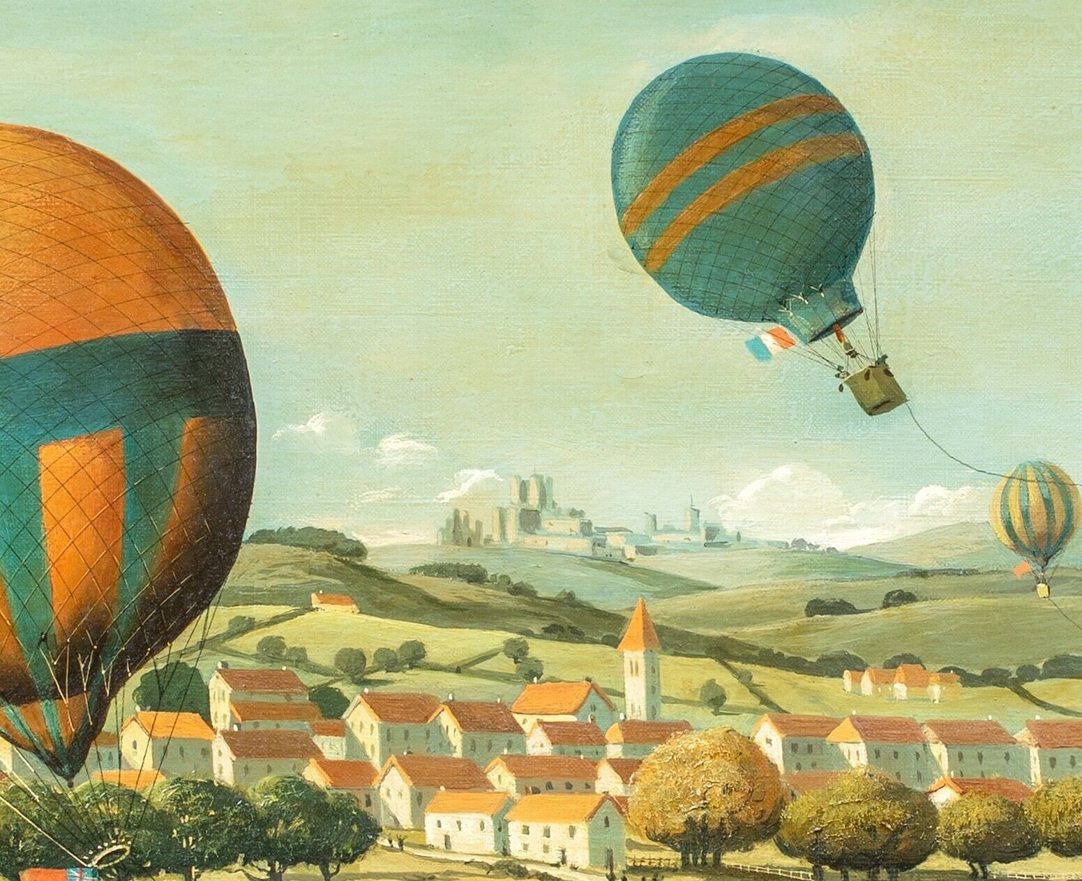 W. H. Newton | VIEW OF A TOWN OIL PAINTING (19th Century) | MutualArt
