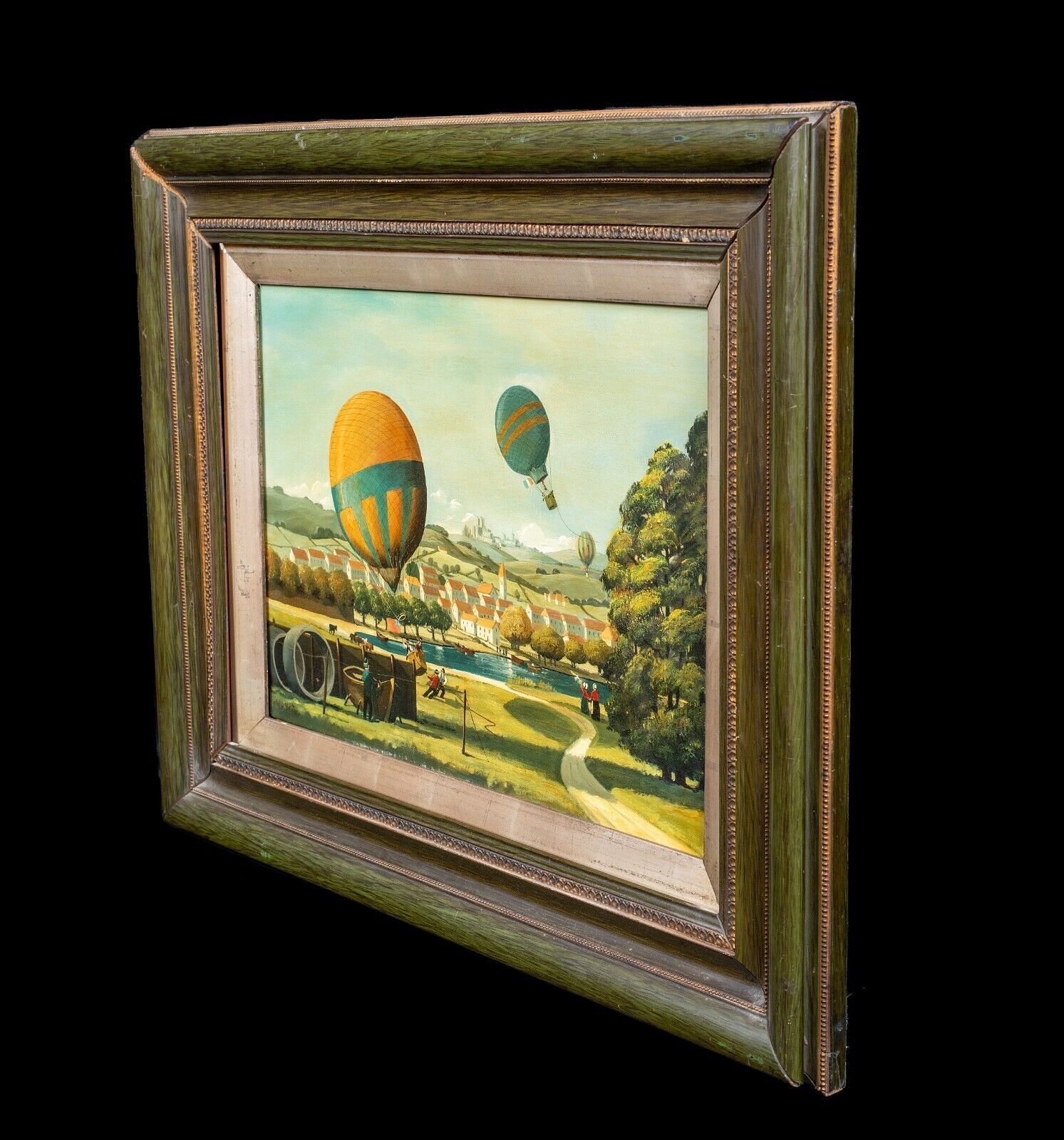 W. H. Newton | VIEW OF A TOWN OIL PAINTING (19th Century) | MutualArt