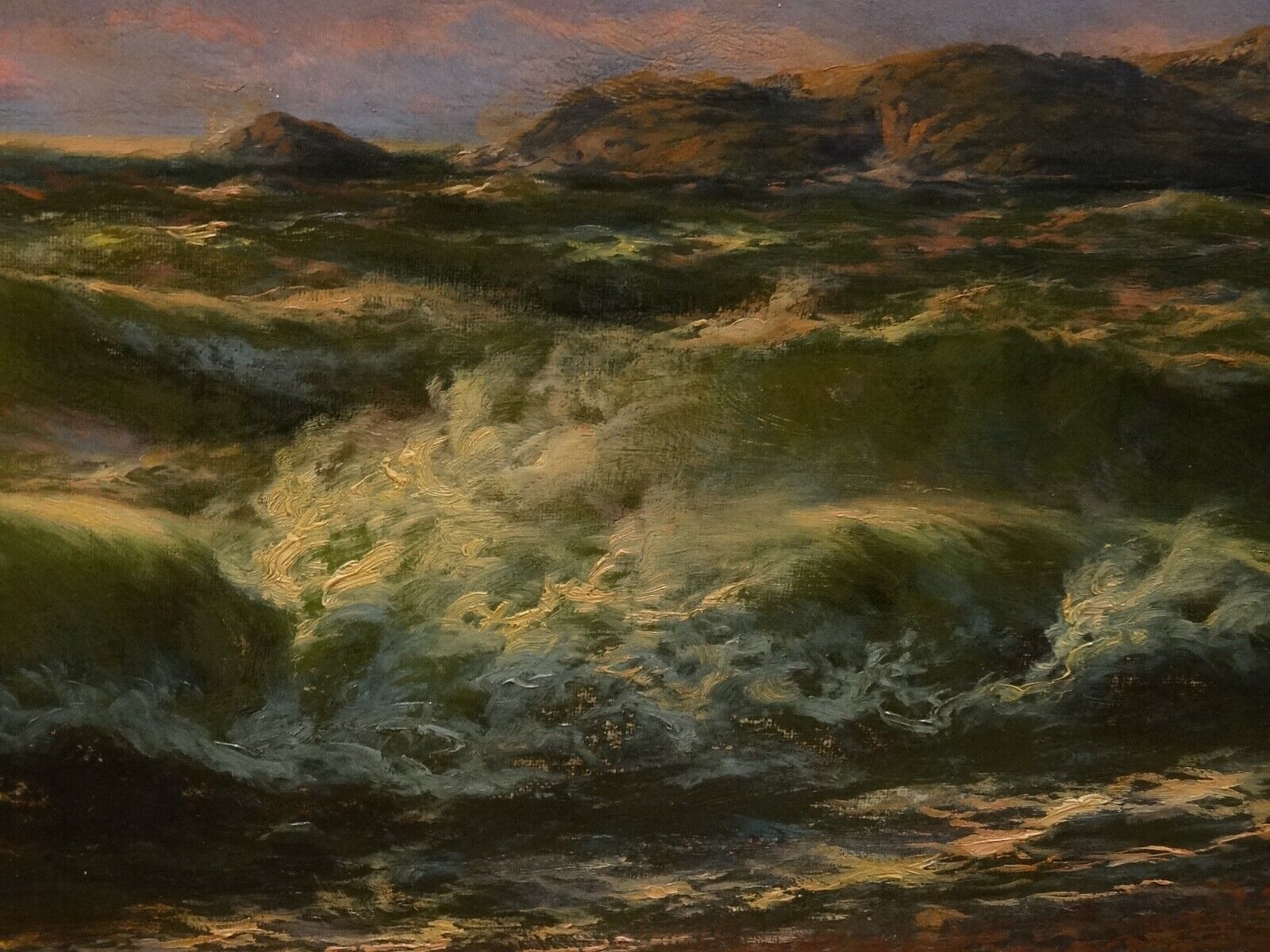 Thomas Rose Miles | EVENING AFTER THE STORM, ISLE OF ARRAN OIL PAINTING ...